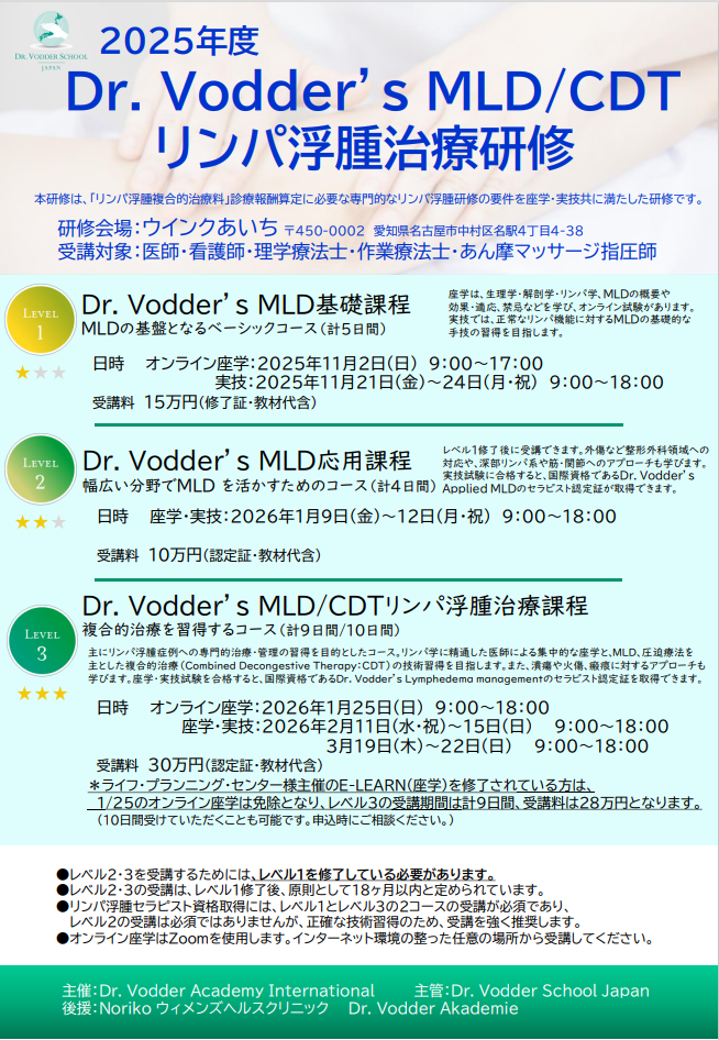 Dr. Vodder School Japan | ドクター ボダー スクール ジャパン